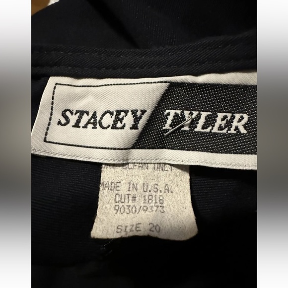 stacey tyler | Dresses | Stacy Tyler Vintage Womens Black Silver Back ...